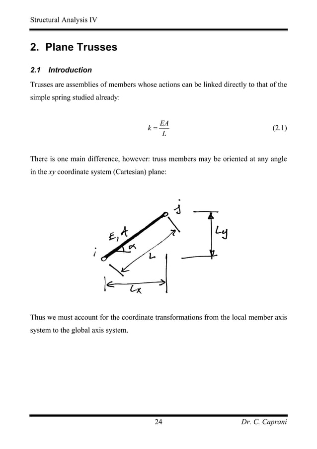 Matrix stiffness method 0910 | PDF | Physics | Science