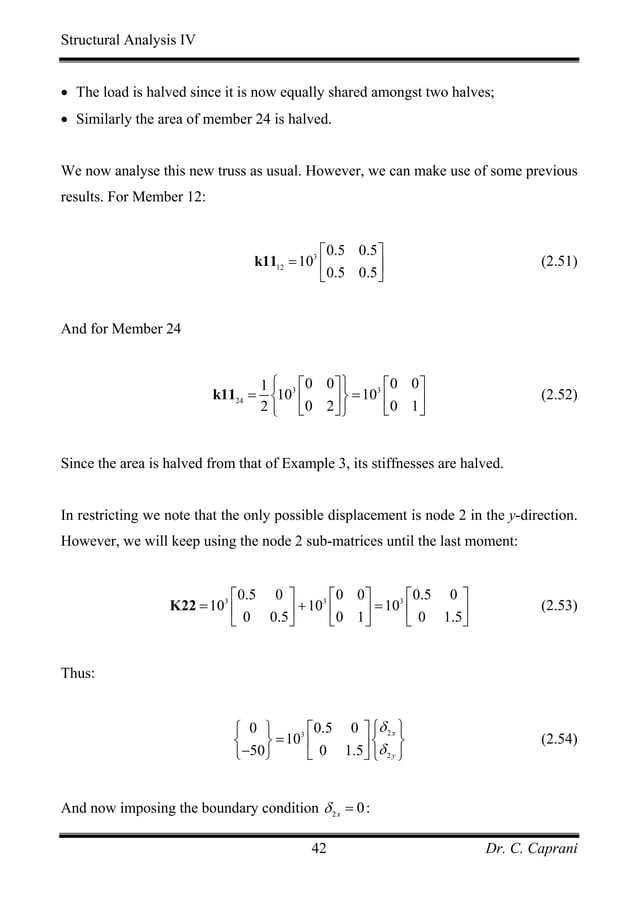 Matrix stiffness method 0910 | PDF | Physics | Science