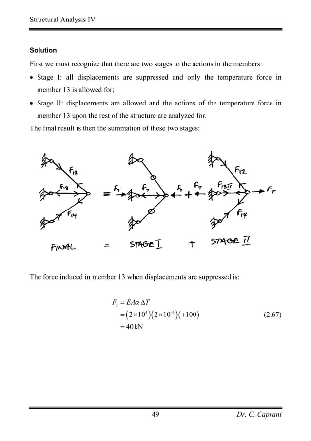 Matrix Stiffness Method 0910 Pdf Physics Science