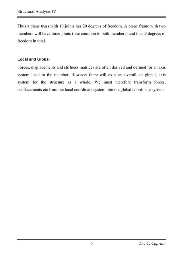 Matrix stiffness method 0910 | PDF | Physics | Science