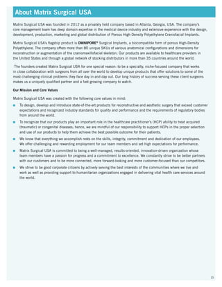 Matrix surgical usa catalog | PDF