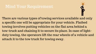 Matrix towing | PPT