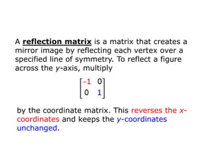 Matrix transformation | PPTX
