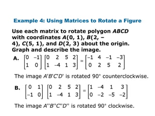 Matrix transformation | PPTX