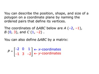 Matrix transformation | PPTX