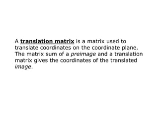 Matrix transformation | PPTX
