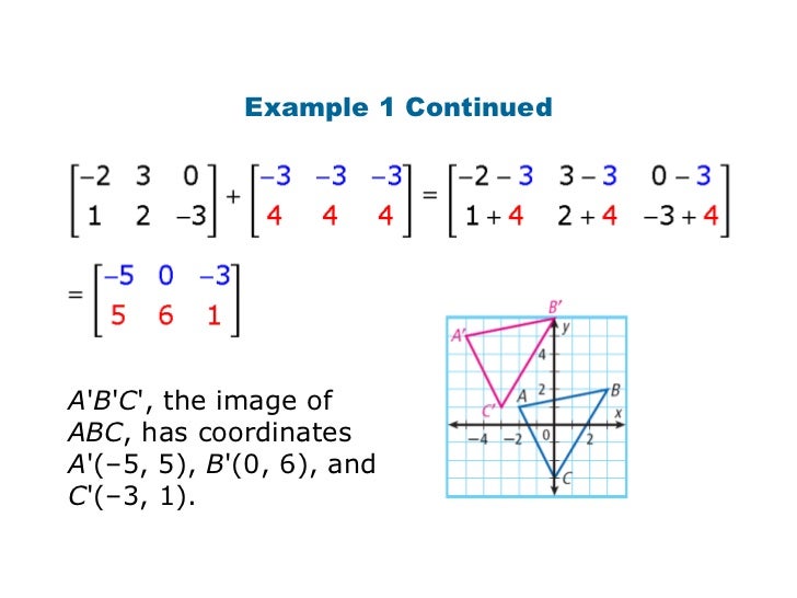 Matrix transformation