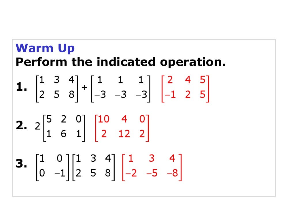 Matrix Transformation matrix-transformation