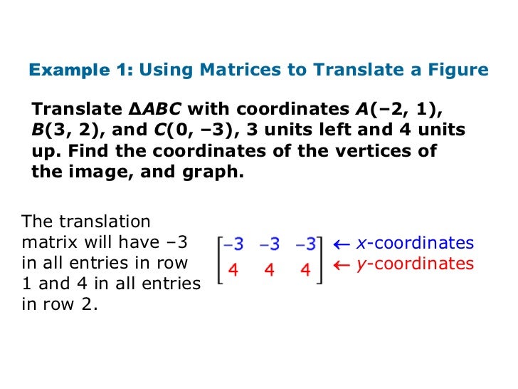 Matrix transformation