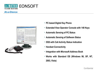 Matrix Telecom Solutions: User Terminals Introduction | PPT