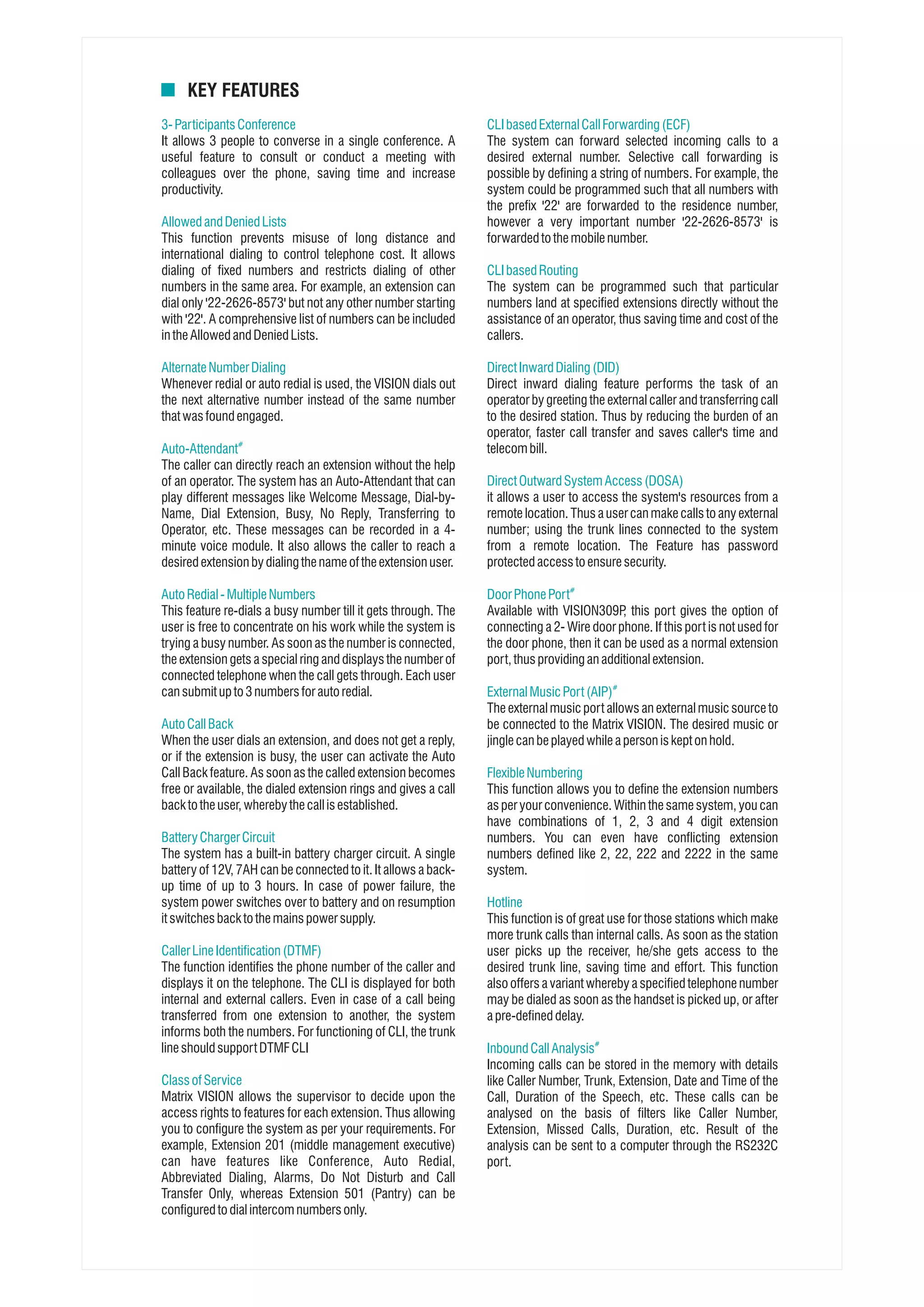 Matrix vision brochure | PDF