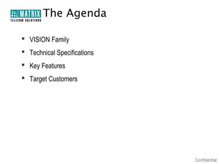 Matrix Telecom Solutions: VISION - The Office Communicator | PPT