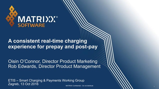 MATRIXX Software etis presentation | PPT