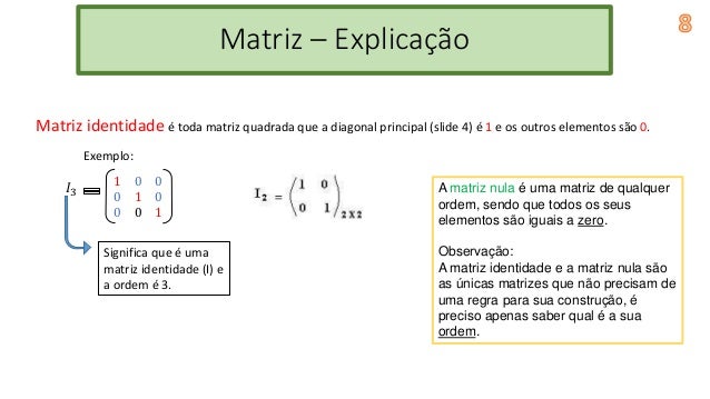 Matriz e Determinante