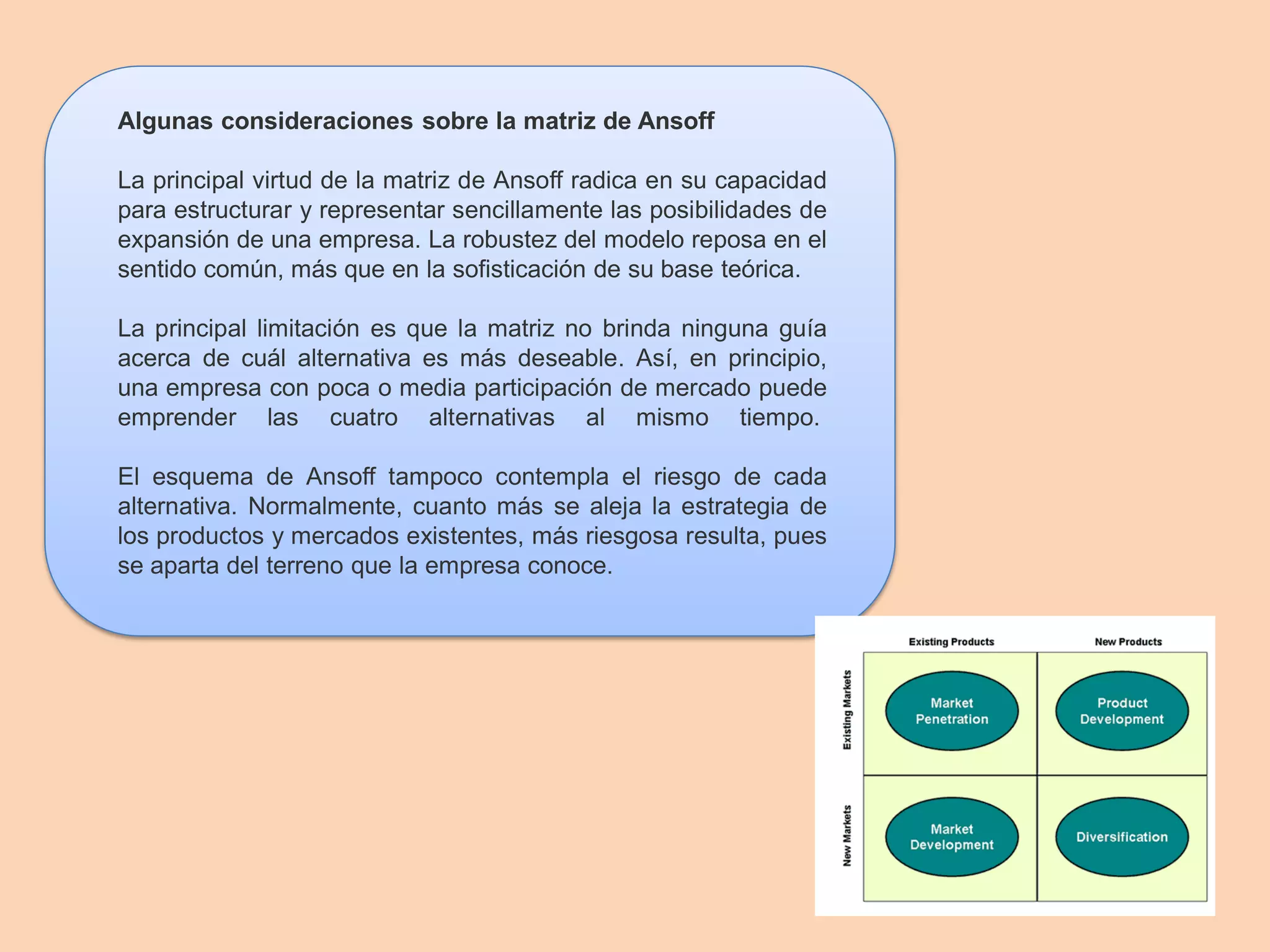 MATRIZ ANSOFF | PDF