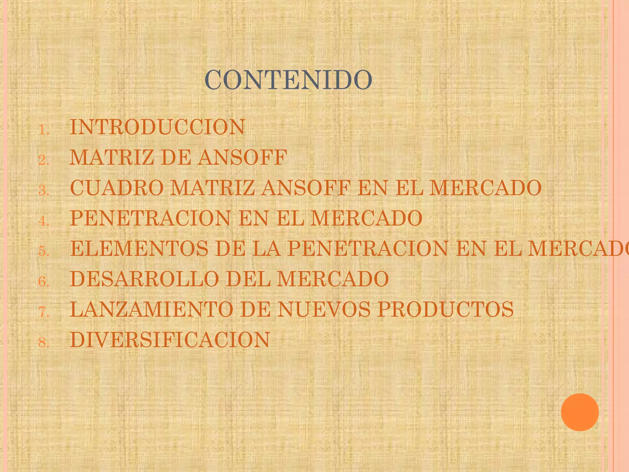 Matriz de ansoff y Desarrollo en el mercado | PPT | Business | Business ...