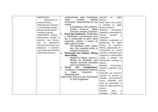 Matriz de ingles 1 | DOCX