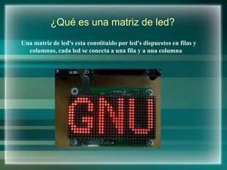 Matriz de led | PDF