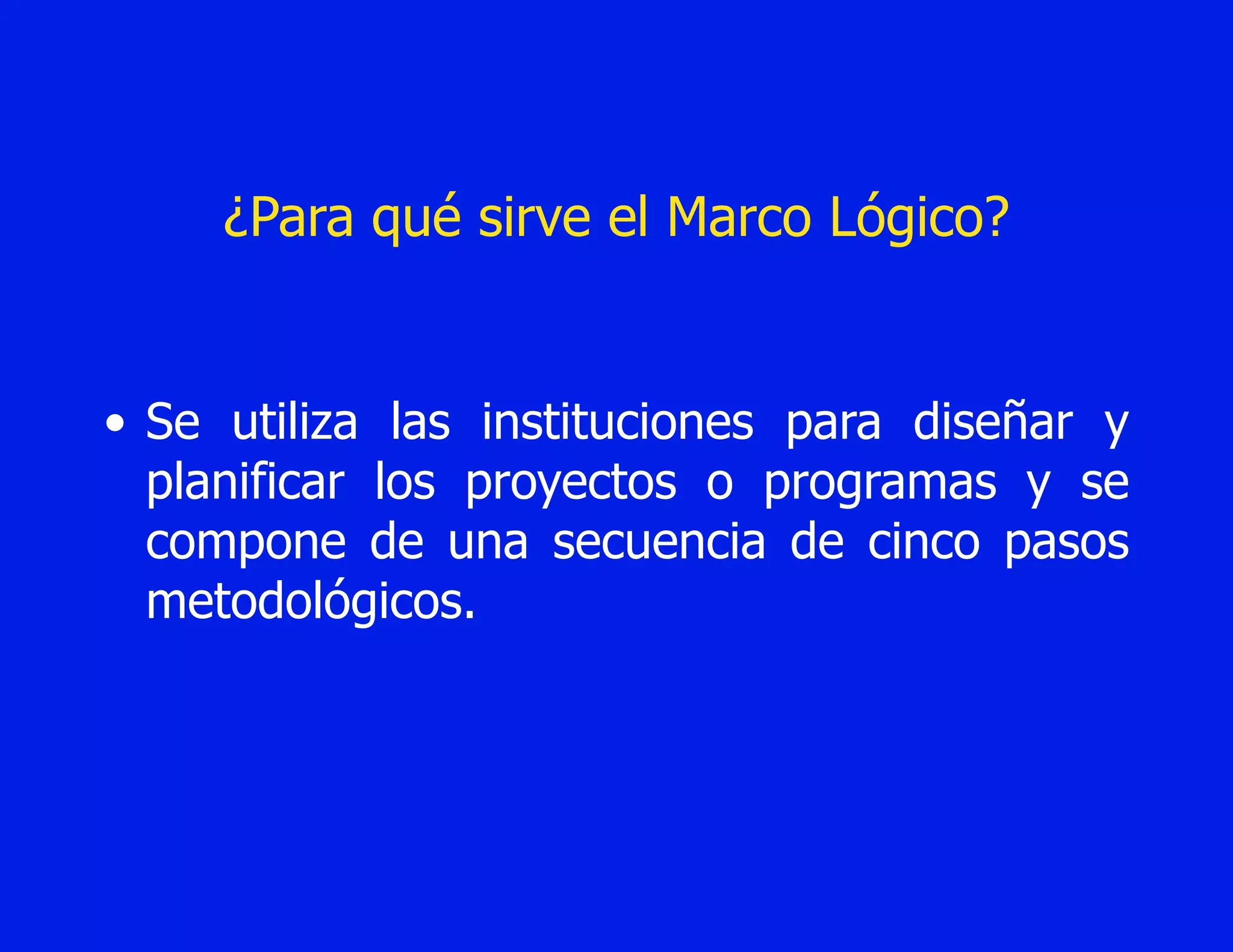 Matriz de Marco Lógico Mg.ppt