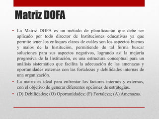Matriz dofa | PPTX