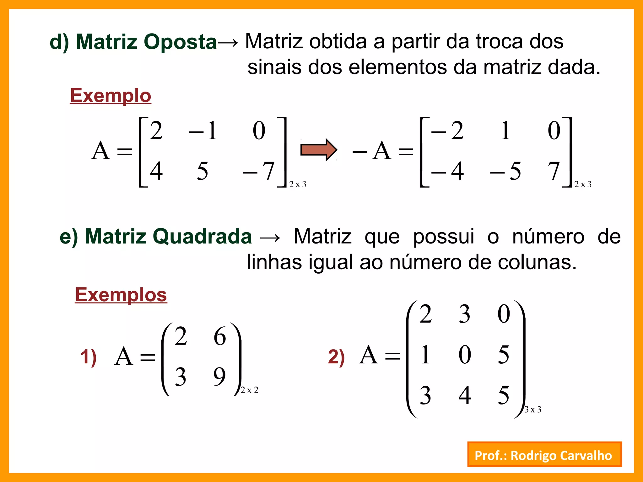 Matrizes 2014 | PPT