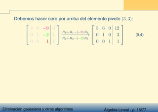 Matriz escalonada | PDF