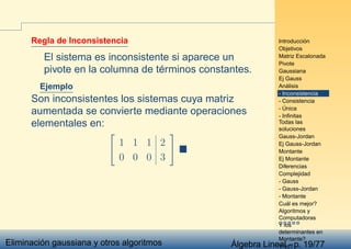 Matriz escalonada | PDF