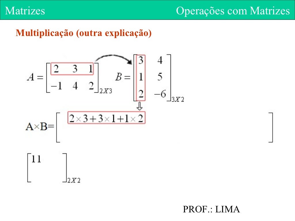 Matrizes ppt