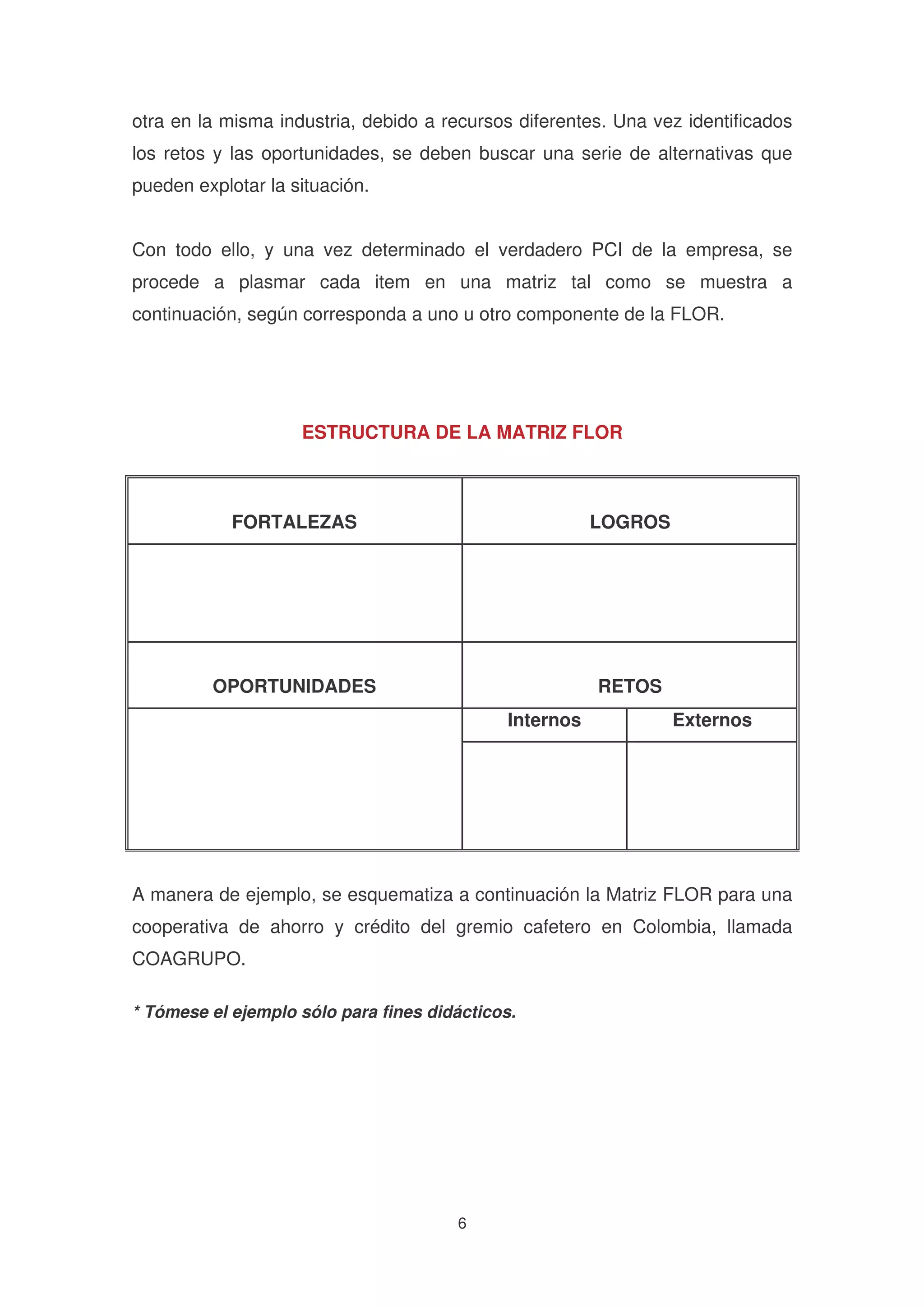 Matriz flor | PDF