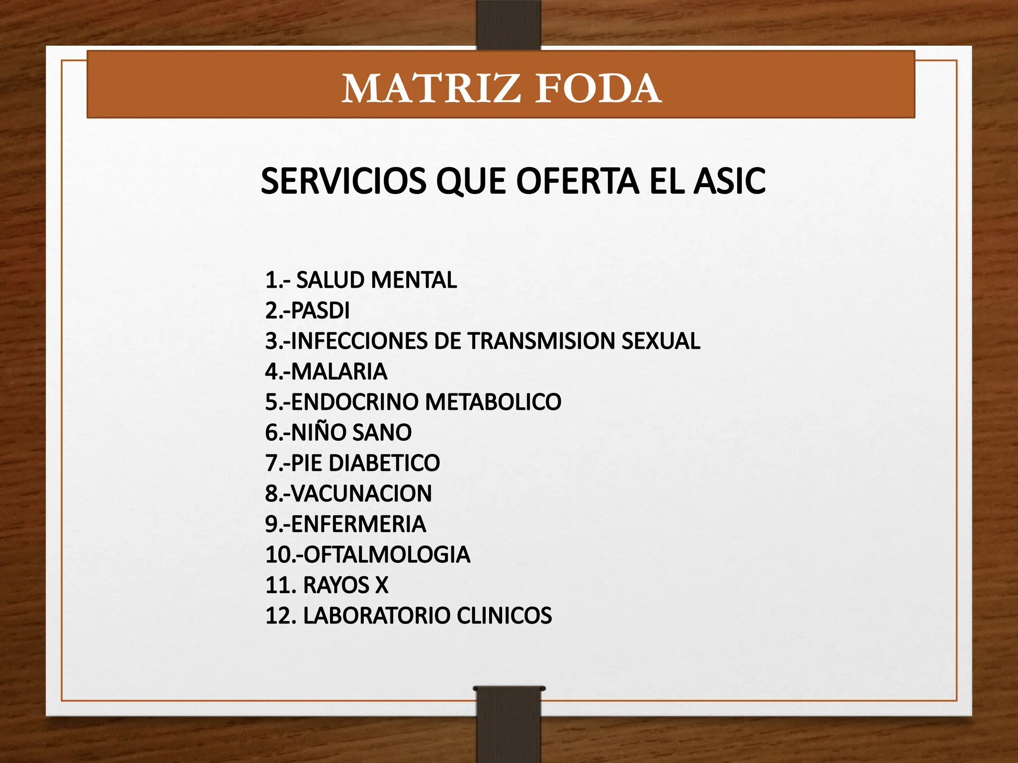 MATRIZ FODA EDO BOLIVAR AGO 2025. P P T X | PPTX