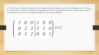 Matriz inversa | PPTX