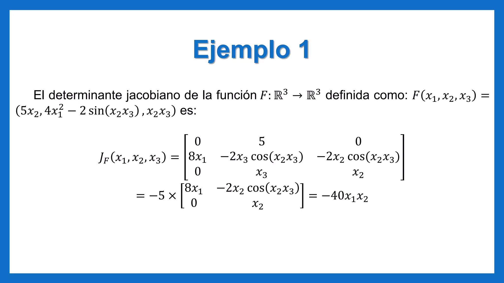 Matriz jacobiana | PPTX