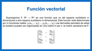 Matriz jacobiana | PPTX