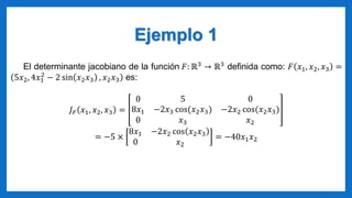 Matriz jacobiana | PPTX