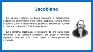 Matriz jacobiana | PPTX