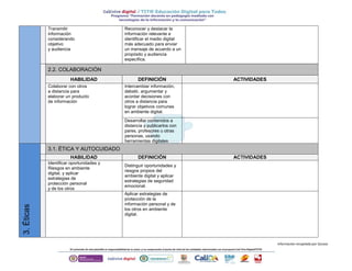 Matriz para el desarrollo | DOCX