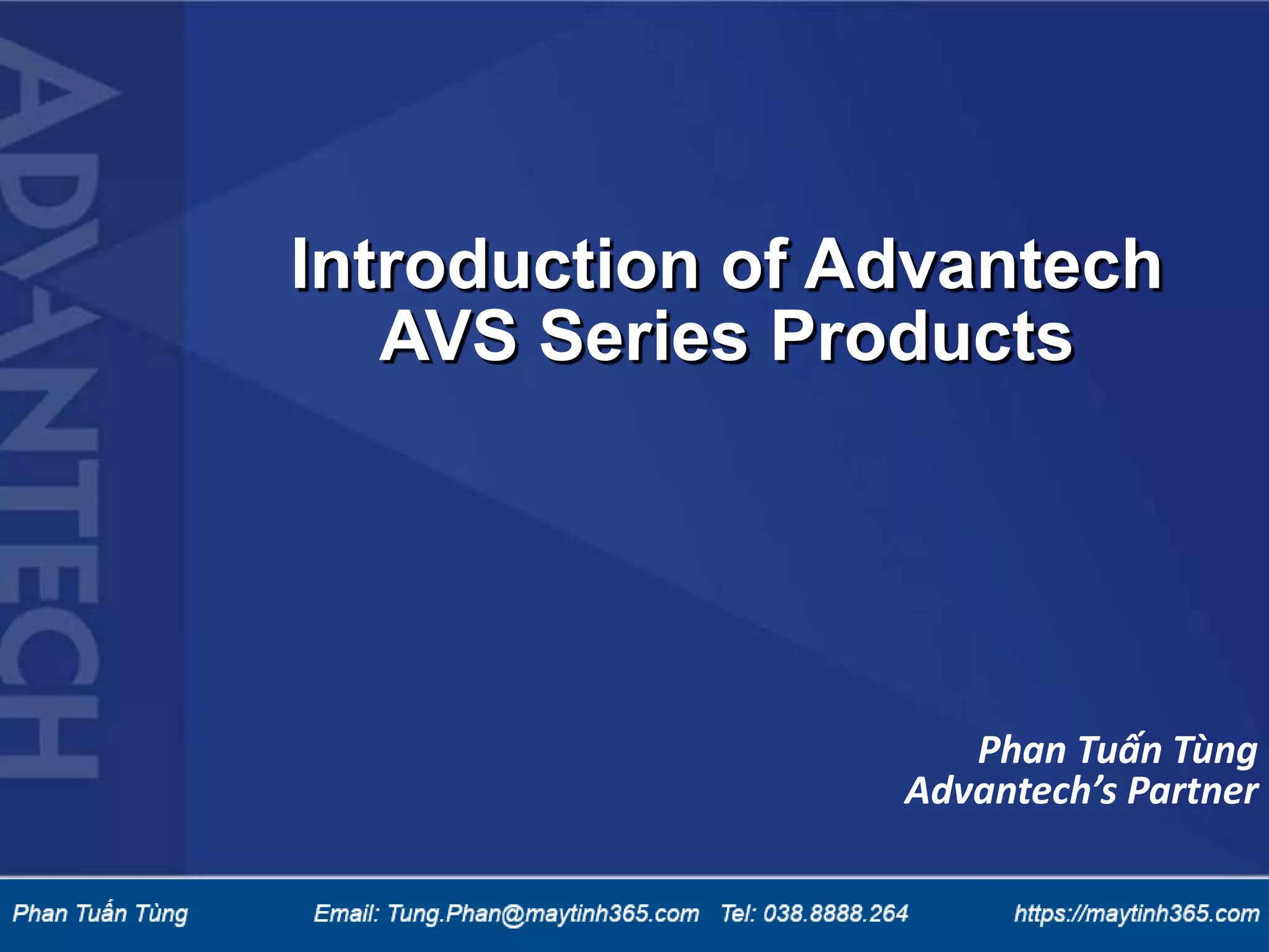 Máy tính công nghiệp Advantech và Card kỹ xảo Matrox Mura MPX làm Video Wall Controller | PPTX