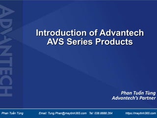 Máy tính công nghiệp Advantech và Card kỹ xảo Matrox Mura MPX làm Video Wall Controller | PPTX