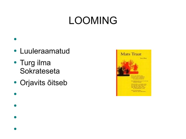Mats Traat | ODP