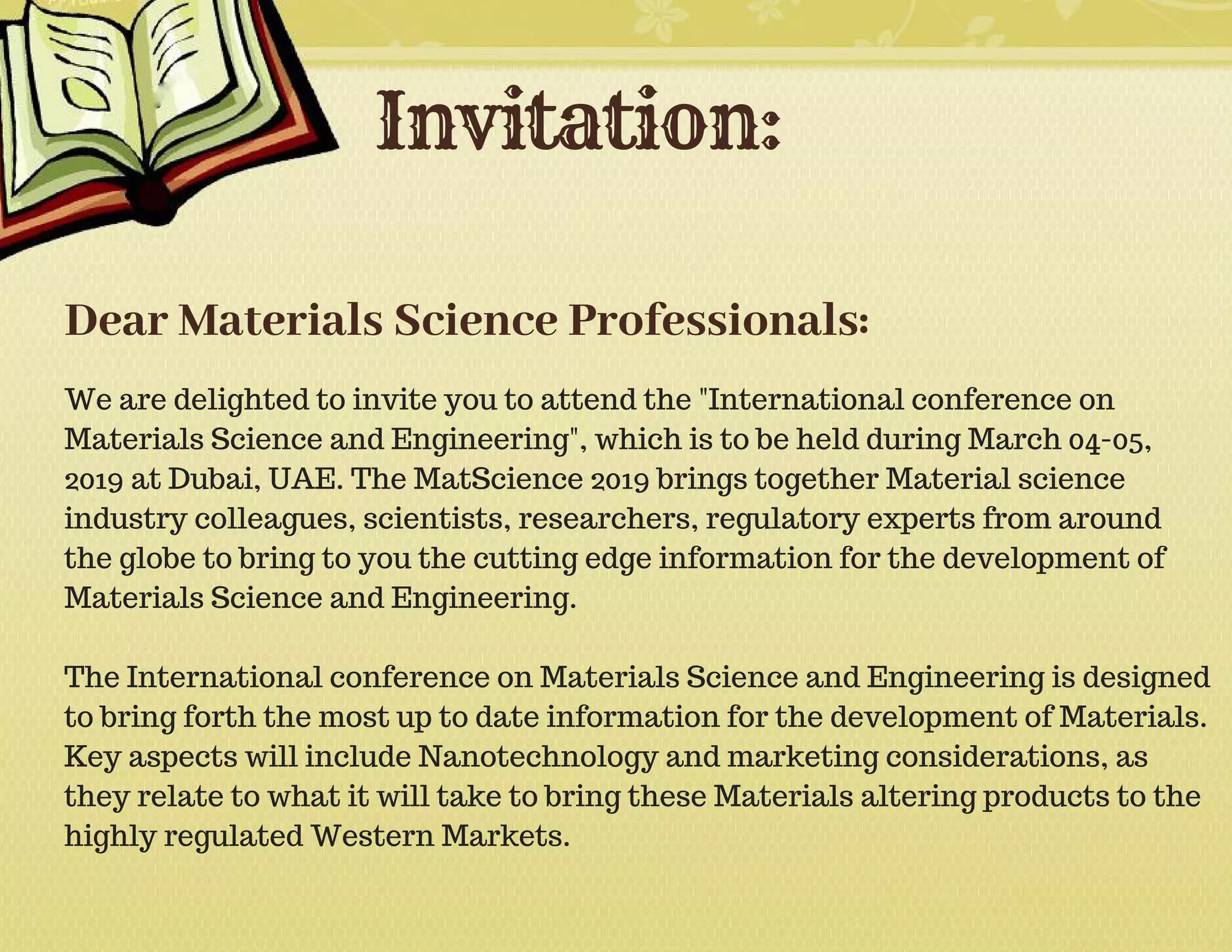 Mat science 2019 | PPT