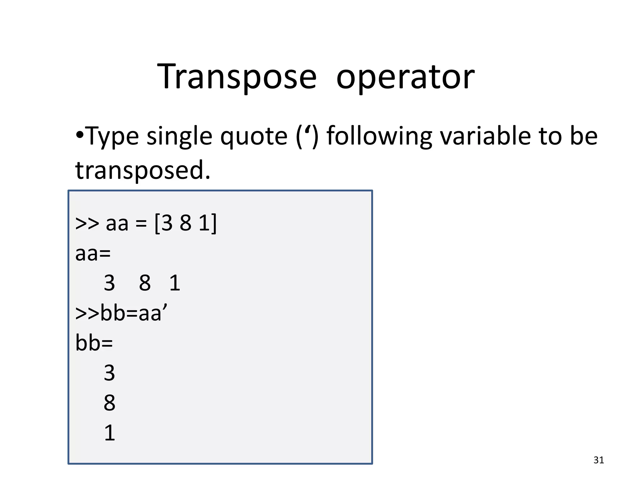 An Introduction To Matlab For Beginners Ppt 5815