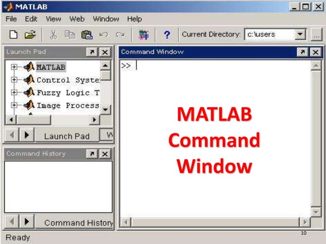 An Introduction to MATLAB for beginners | PPT