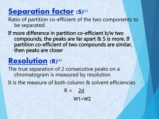 Theory of Gas Chromatography | PPTX