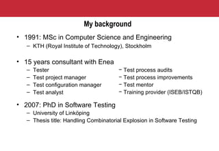 Mats Grindal - Risk-Based Testing - Details of Our Success | PPT