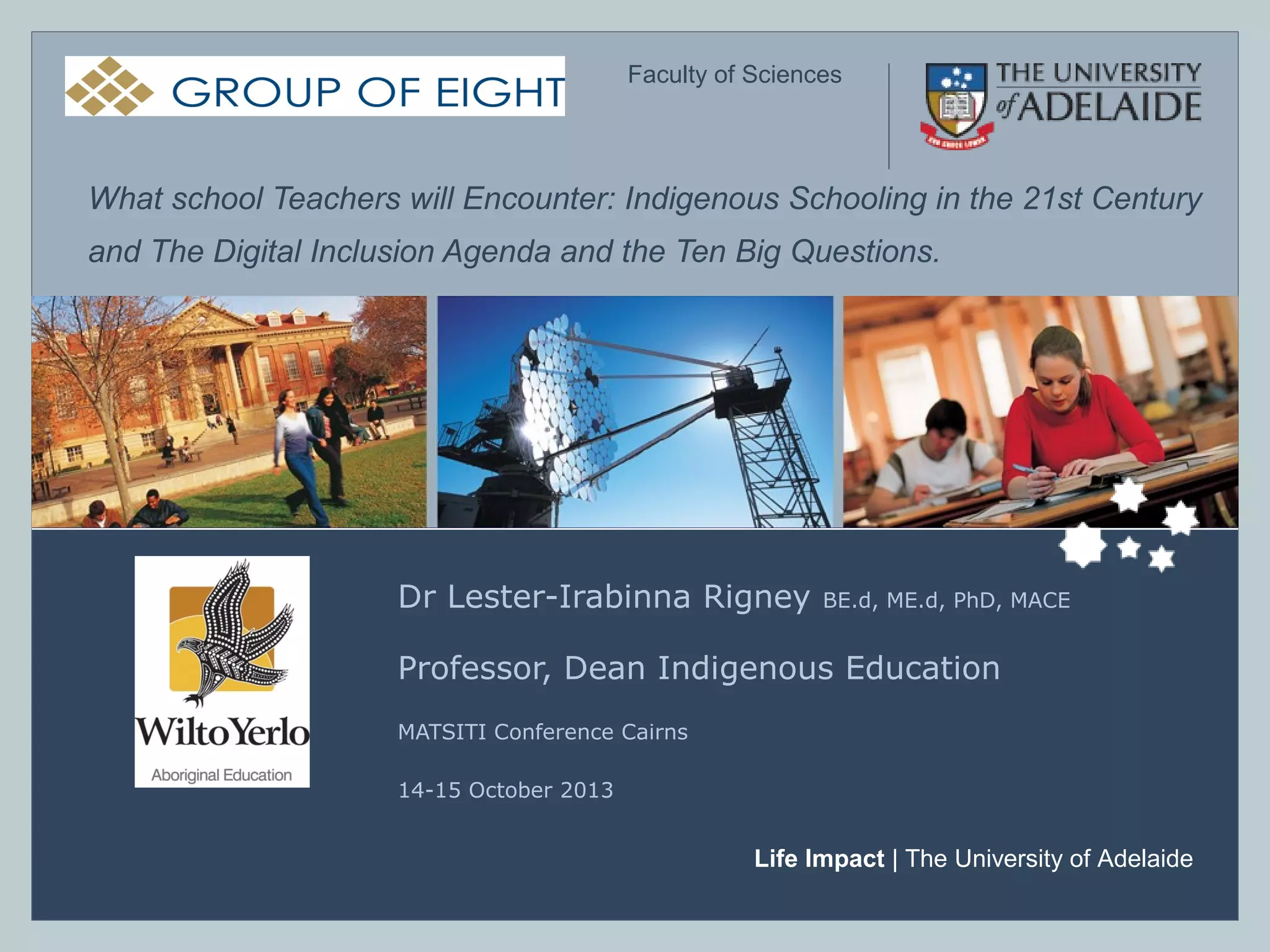 Indigenous Schooling in the 21st Century and the Digital Inclusion ...