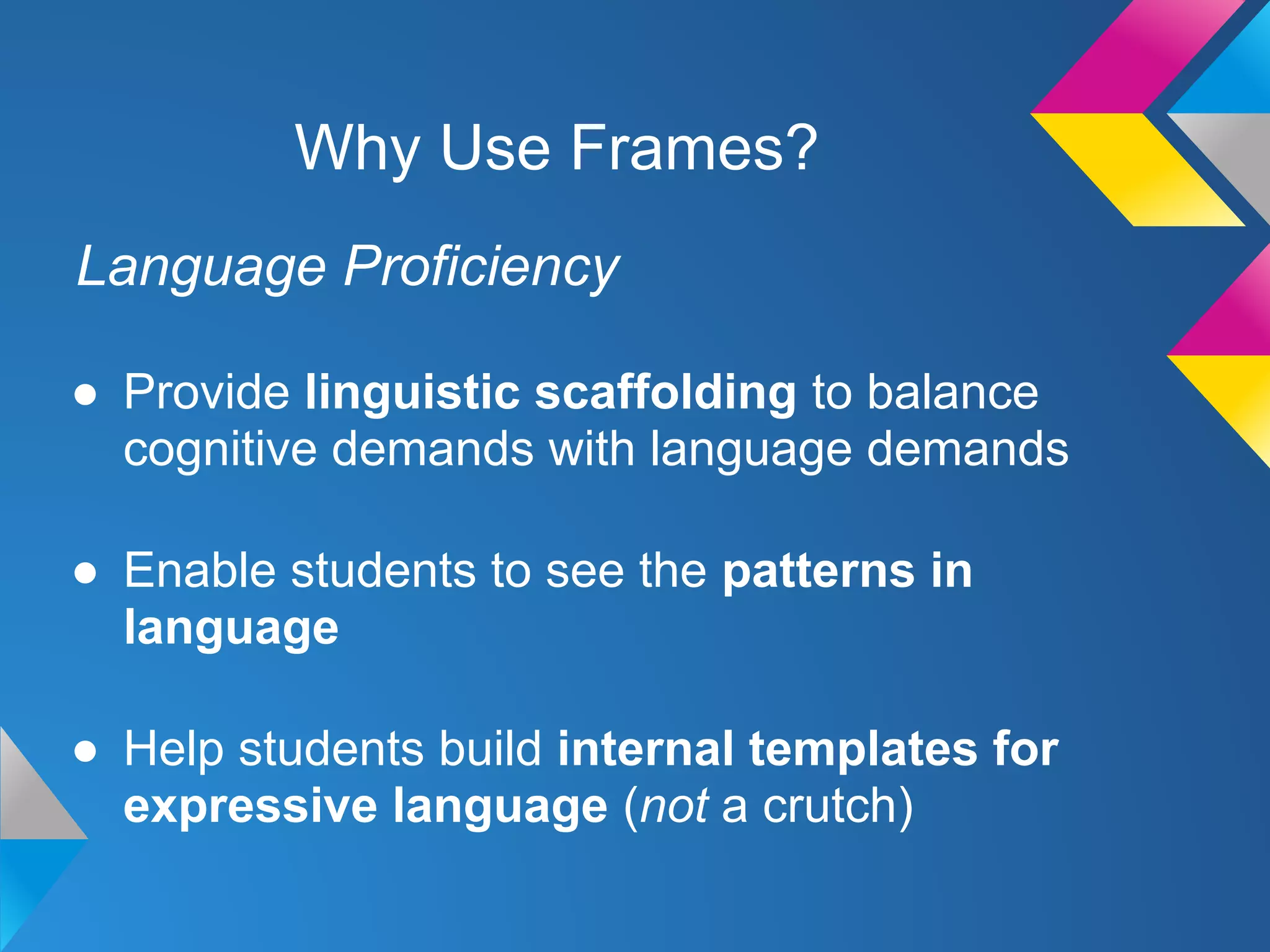 MATSOL Presentation - Sentence Frames