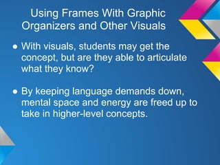 MATSOL Presentation - Sentence Frames | PDF