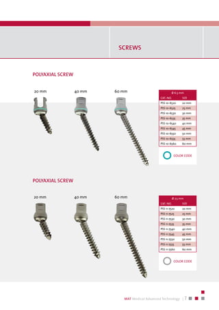Mat spinal system | PDF