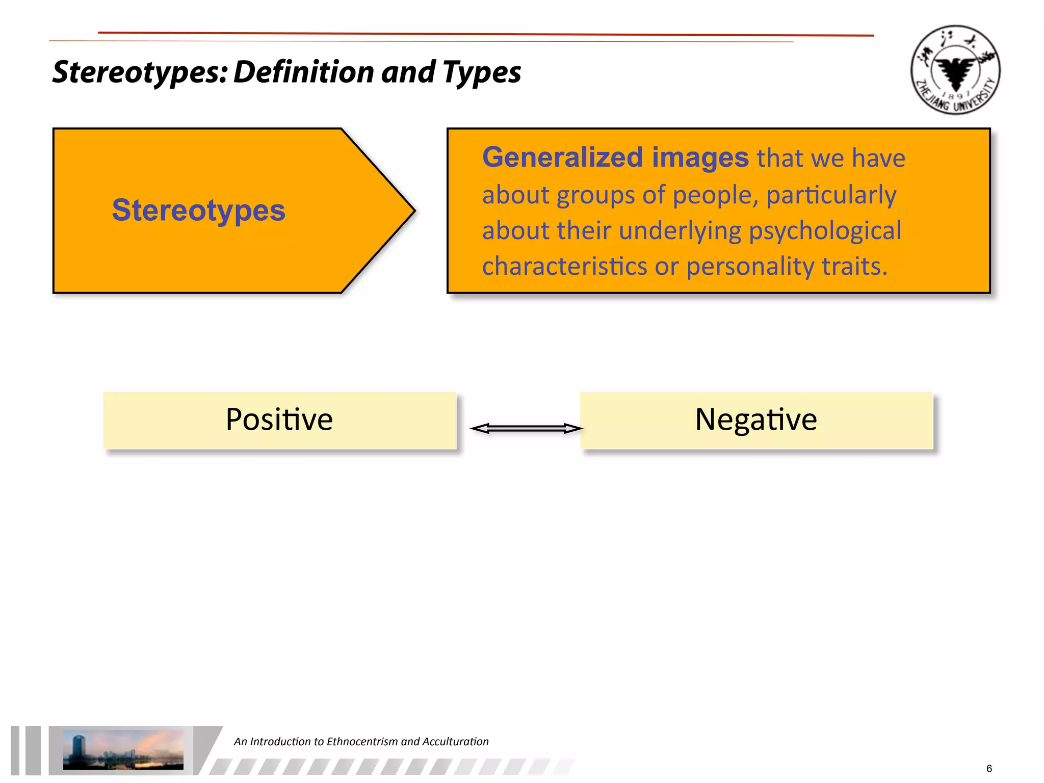 Ethnocentrism & Enculturation: a Cross-cultural Psychology Perspectives ...
