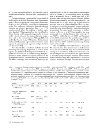 Matsumoto Ocean Tide Models | PDF